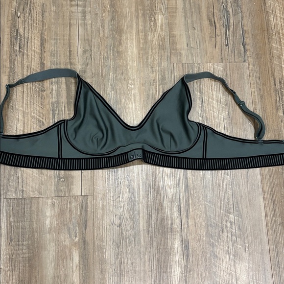 ALO Yoga | Other | Alo Yoga Olive Sports Bra With Black Trim | Poshmark